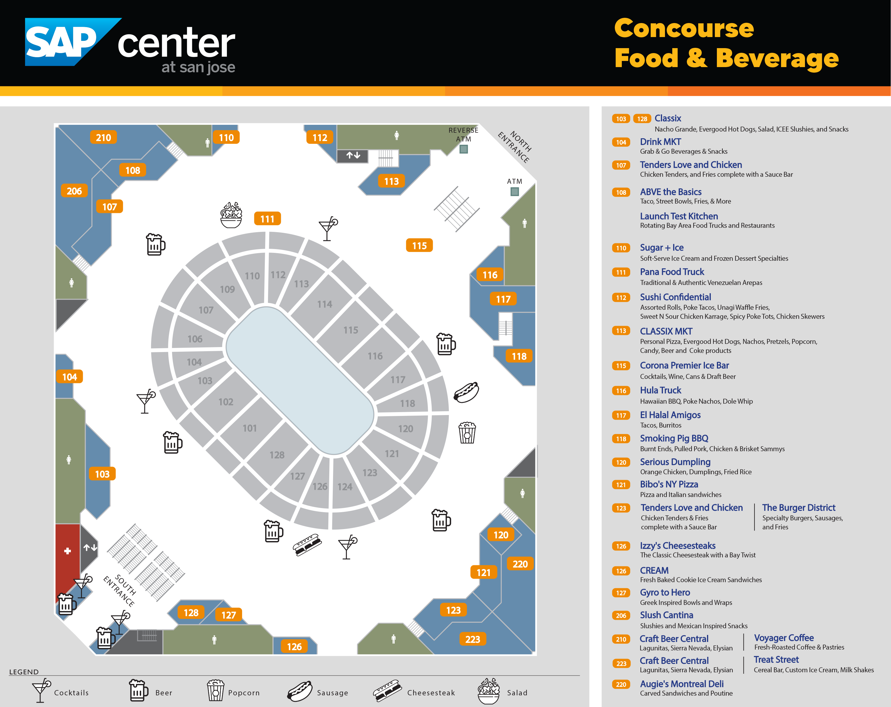 Venue Maps | SAP Center